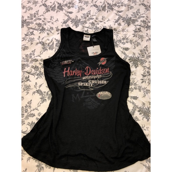 Harley-Davidson | Tops | Womens Harleydavidson Burnout Tank | Poshmark
